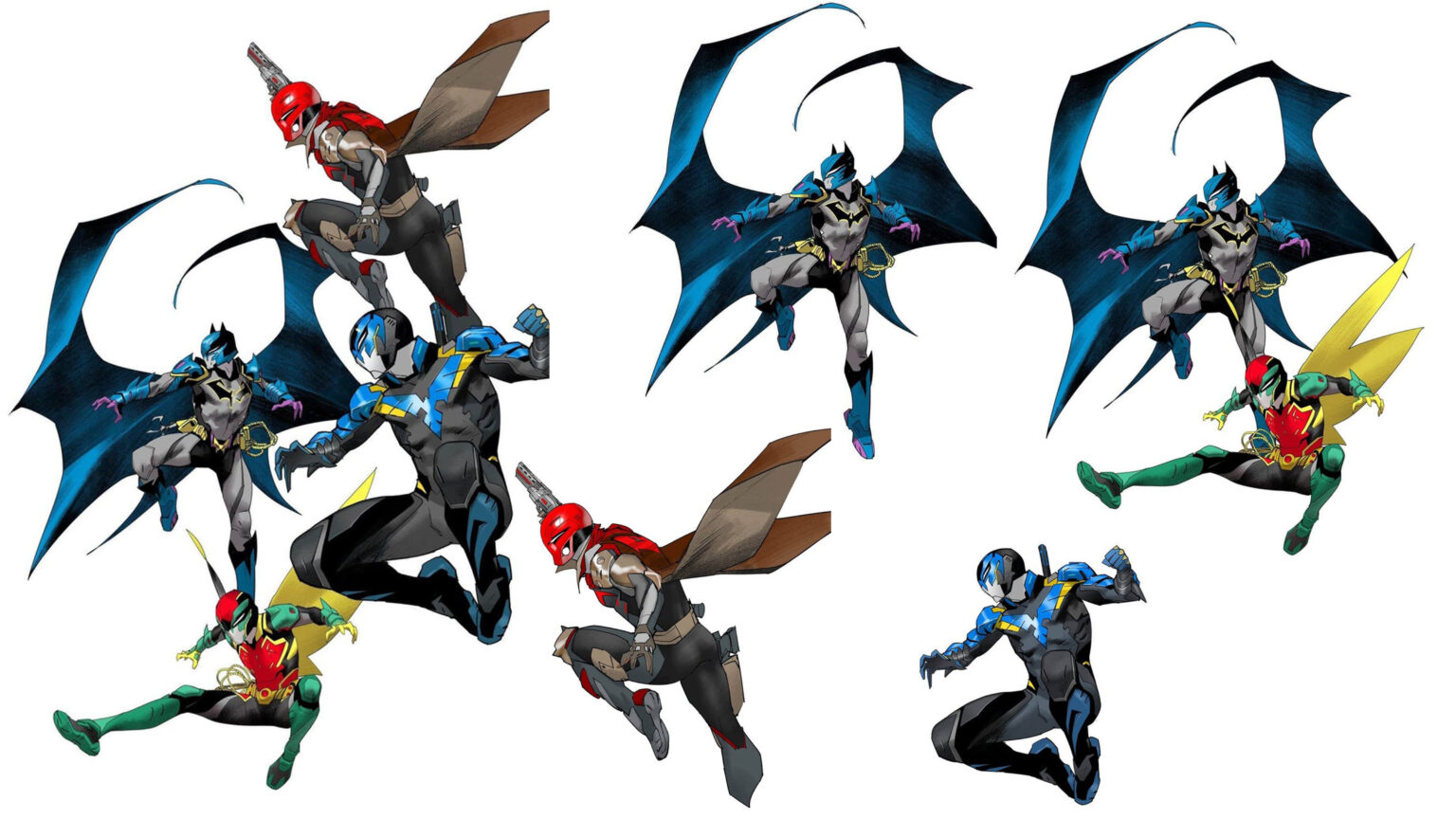 Power Rangers Artist Discloses New Batman Family Ranger Designs ...